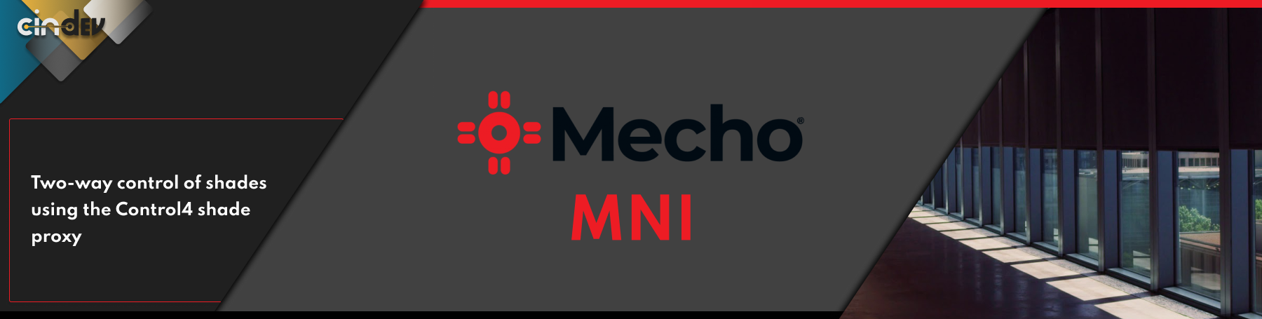 Platforms :: Control4 Drivers :: Shades :: MechoShade MNI